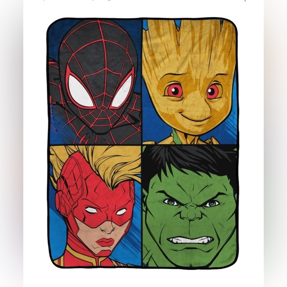 Marvel | Other | Marvels Characters Throw Blanket | Poshmark